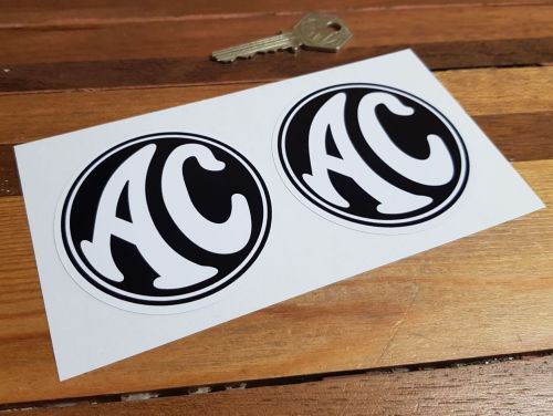 AC Cars. Classic Motoring Stickers.
