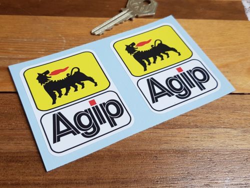 Agip Stickers for Classic Cars & Bikes