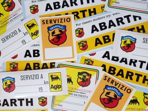 Abarth & Co Classic Car Stickers