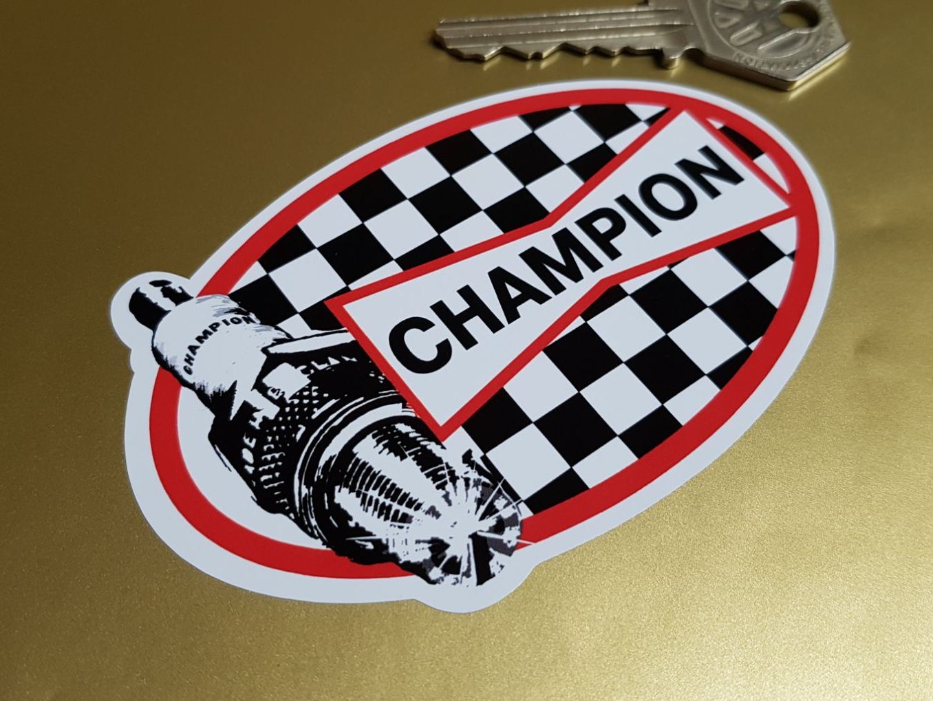 Champion Spark Plugs Automotive Stickers
