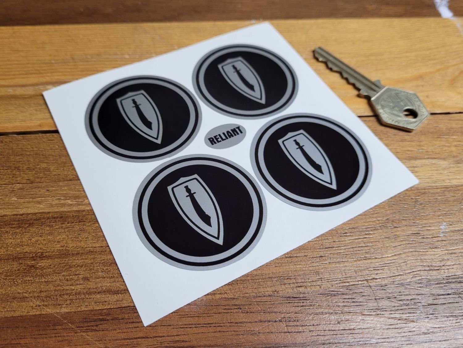 Reliant Script Style Self Adhesive Car Badge - 3.75"