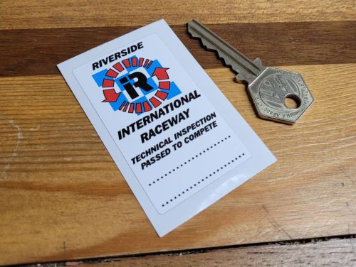 Imola Old Style Tricolore Verificado Scrutineer Passed Racing Sticker. 3".