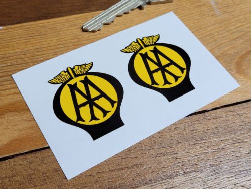 AA Automobile Association Stickers
