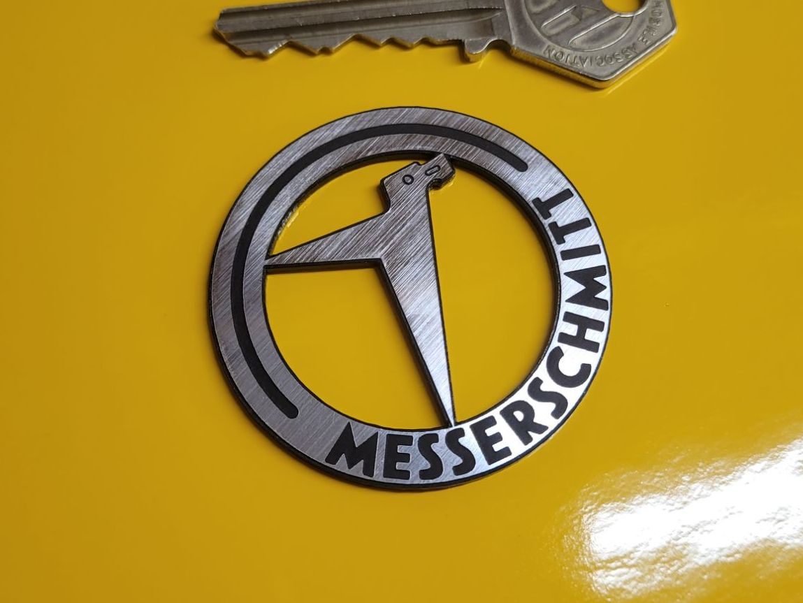 Messerschmitt Text Self Adhesive Car Badge - 6.25"