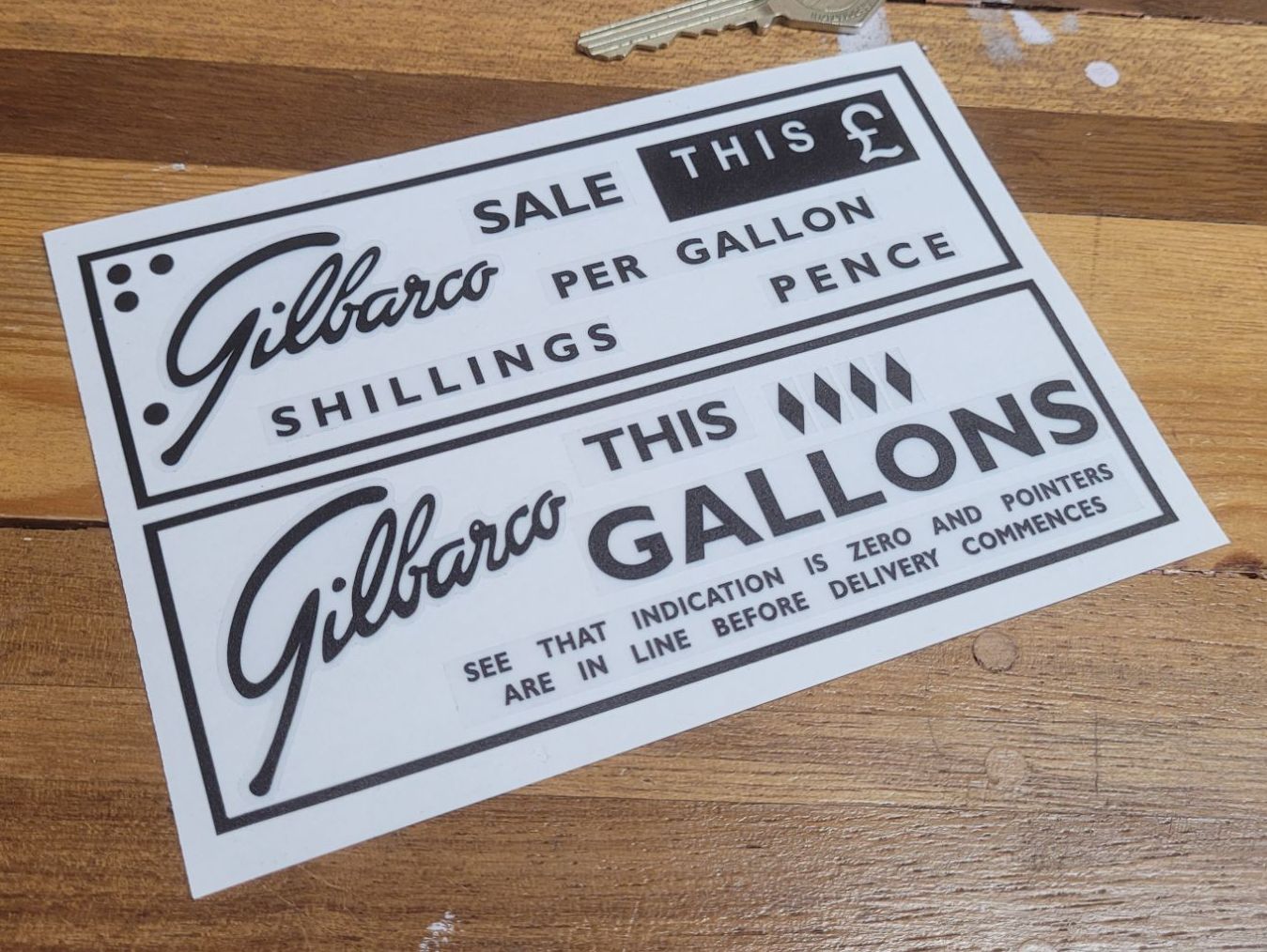 Petrol Pump Restoration Stickers & Decals - Page 2