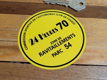 Isle of Man Circular Stickers - Set of 4