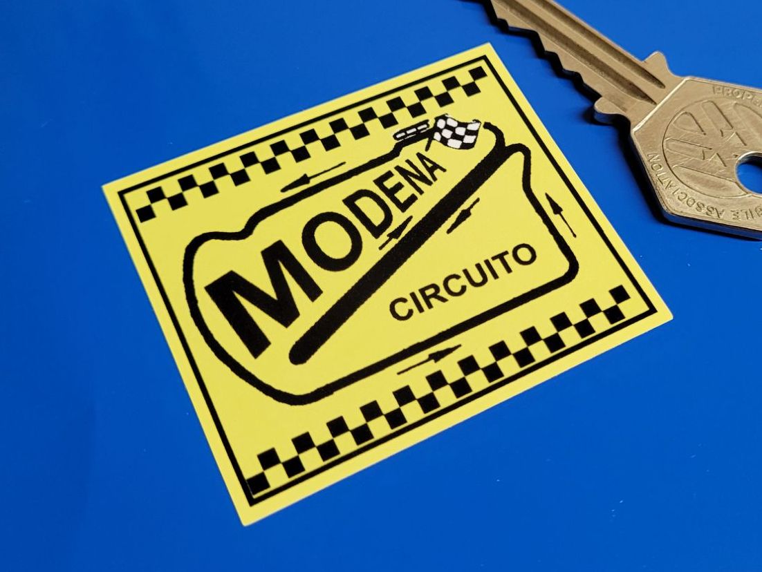 Castle Combe Circuit Scooter Racing Shield Sticker 2.5"