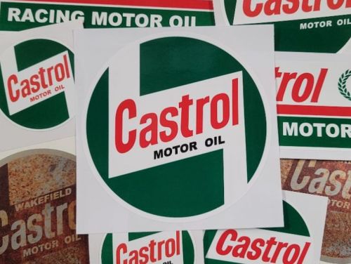 Castrol Automotive Decal Stickers