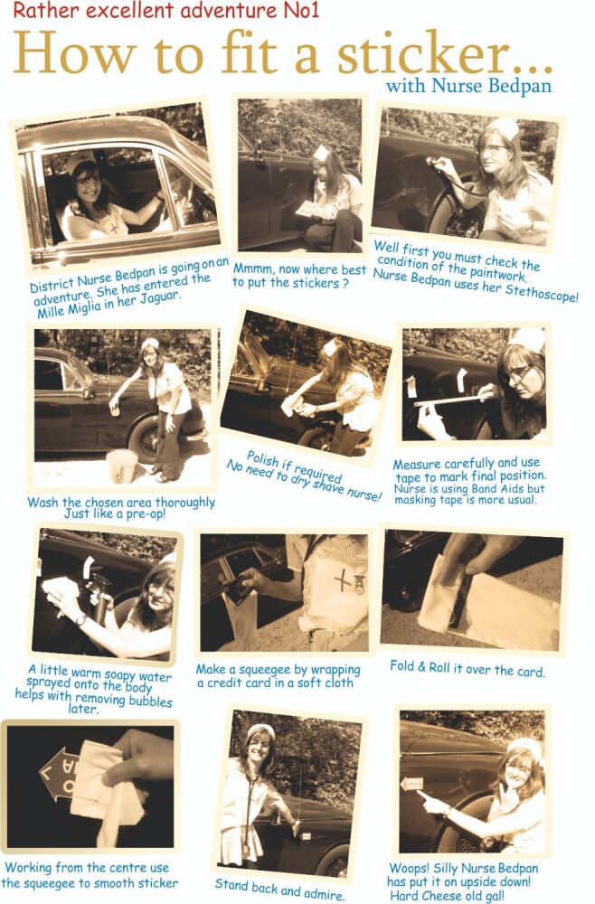 How to fit your stickers and decals, quickly and easily.