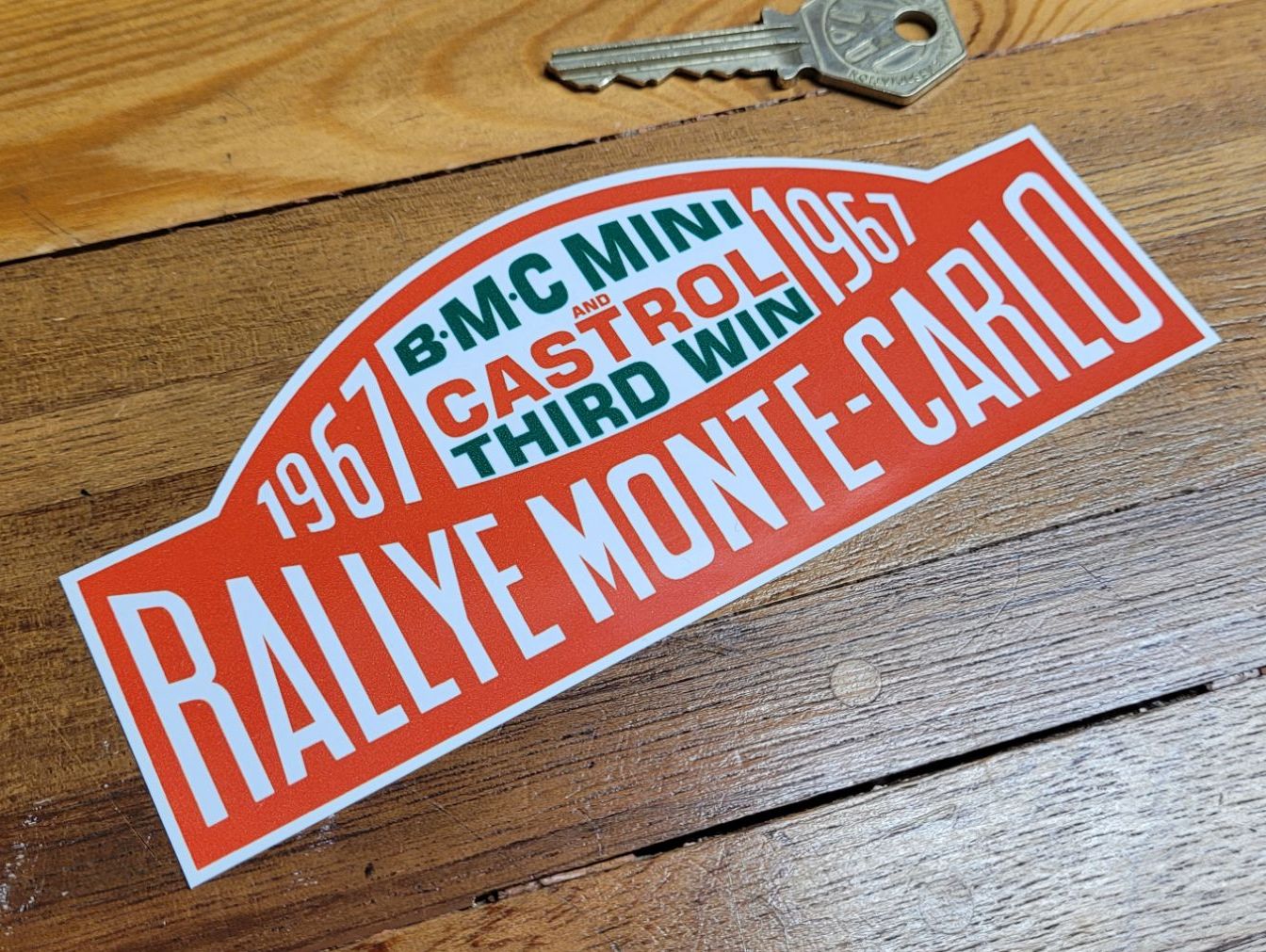 Rallye Monte-Carlo, Automobile Club De Monaco Sticker. 5".
