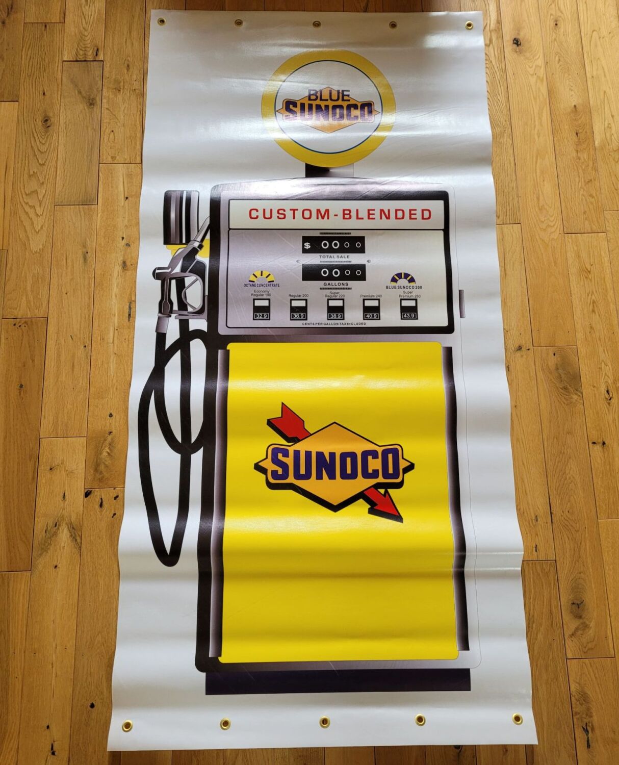 Sunoco Petrol Pump Style Banner - 61" - Slight Second 233