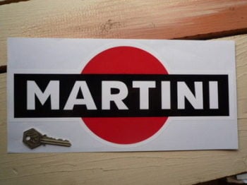 Martini International Club. Belted Logo without Gold Sticker. 13.5".
