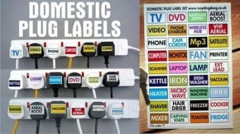 Plug Label Sets - Identify The Correct Plug Everytime