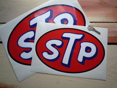 STP Oval Sticker. 12" or 15".
