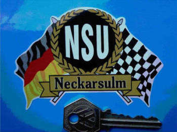 NSU - I Say Ding Dong Shop - Buy Stickers, Decals & Unique Automobilia.