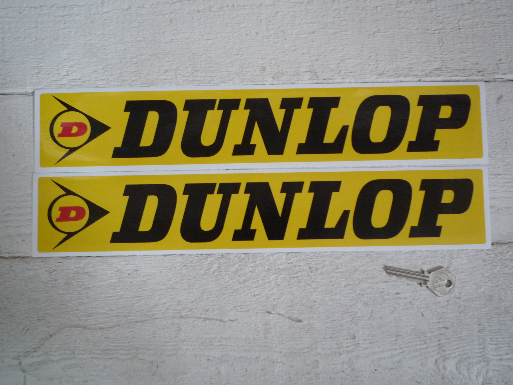 Dunlop Vertical Stickers - 8.75" Pair