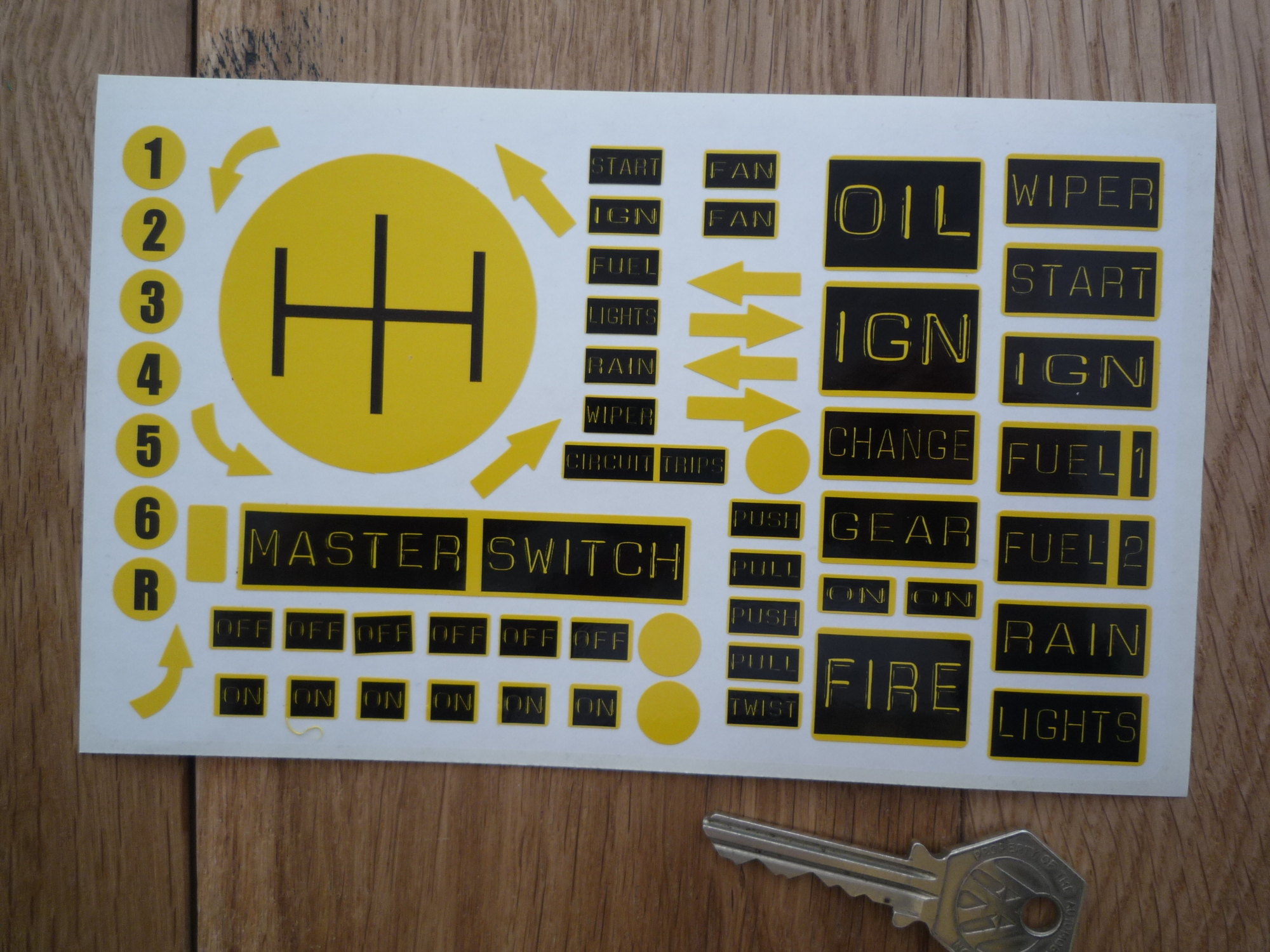 Stack Triple Stack Stickers. 3" or 2" Pair.