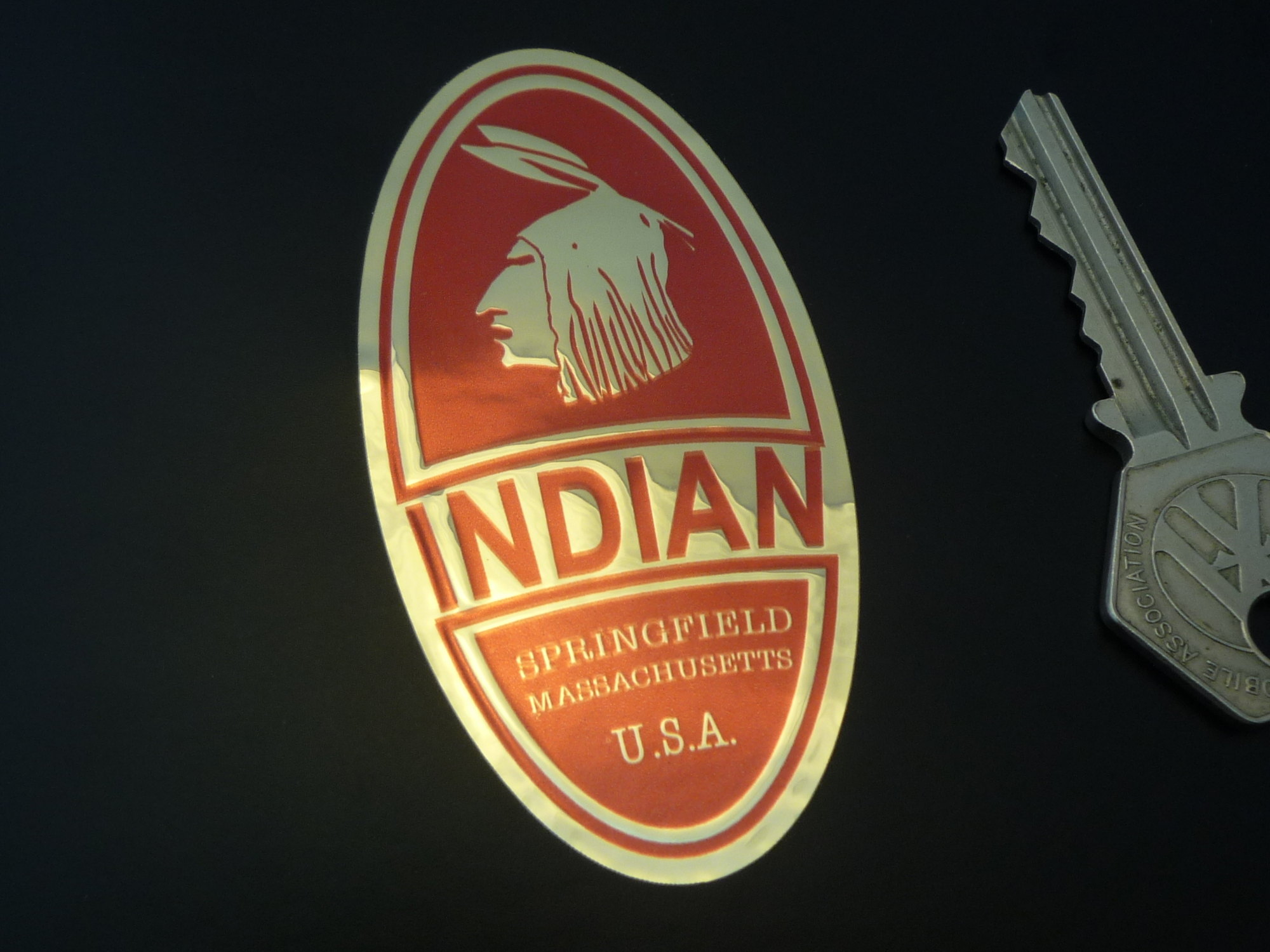 Goebel Moped Headstock. 2".