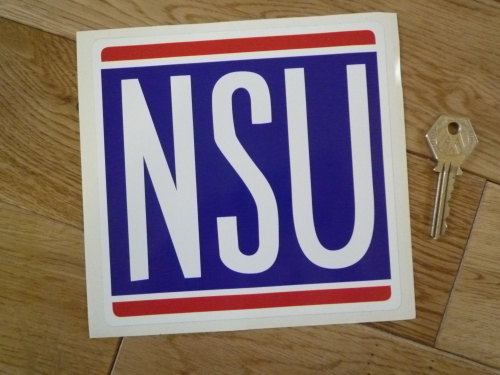 NSU - I Say Ding Dong Shop - Buy Stickers, Decals & Unique Automobilia.