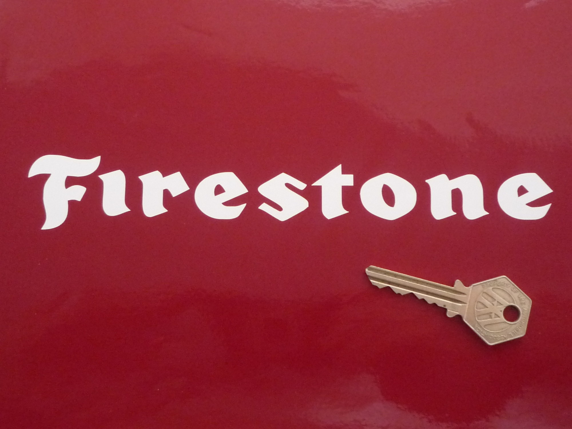 Firestone The Lampert Company Obolong Sticker. 8".