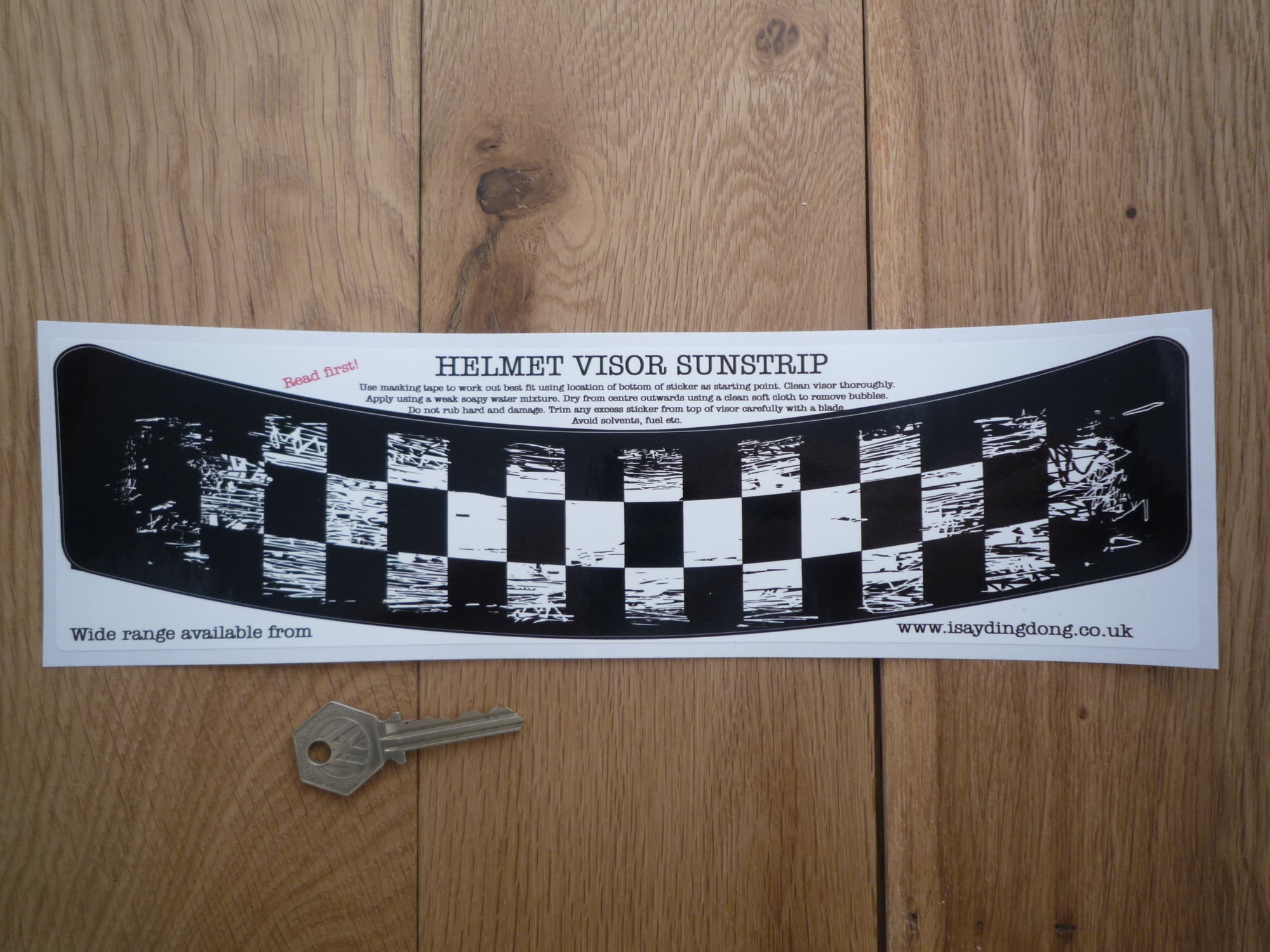 Cornish Flag Worn & Distressed Style Helmet Visor Curved Sunstrip ...