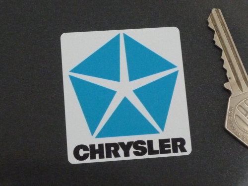 Chrysler Automotive Stickers