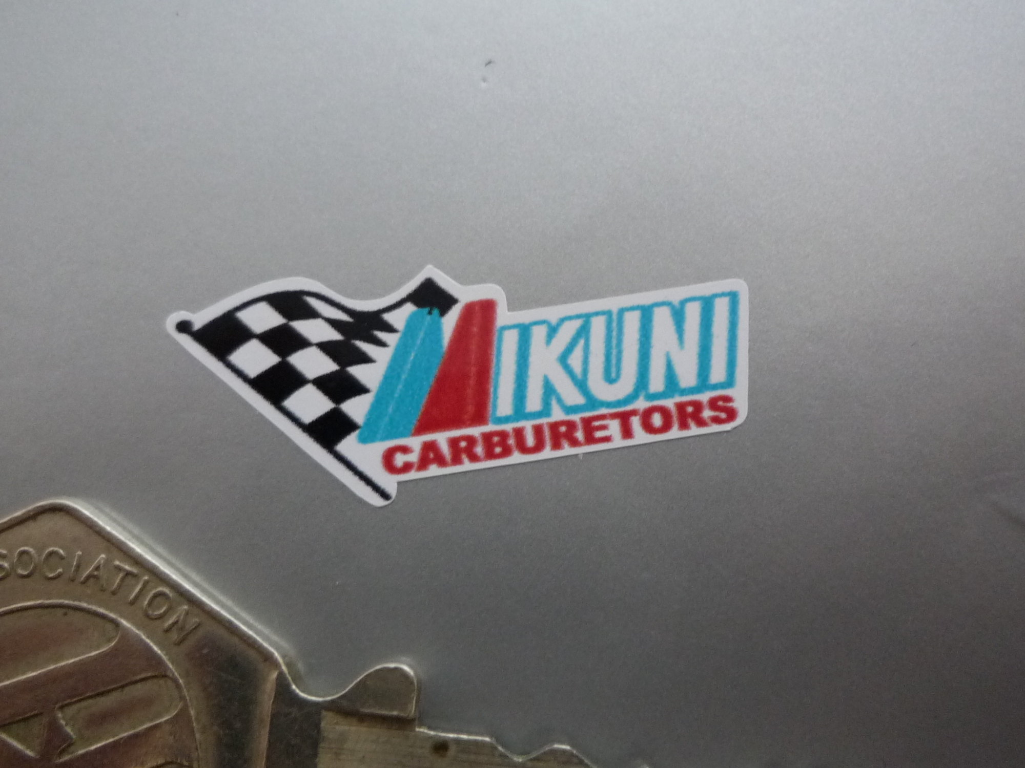 Keihin Racing Carburetor Stickers. 3" or 4" Pair.