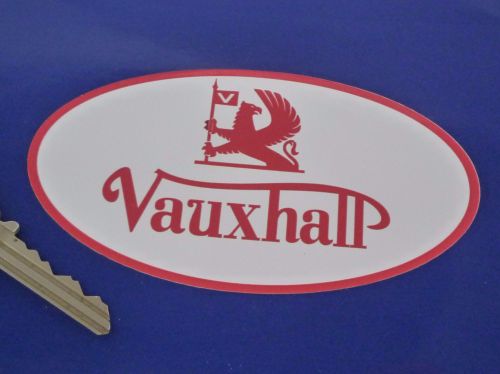 Vauxhall Script Style Window Sticker. 11".