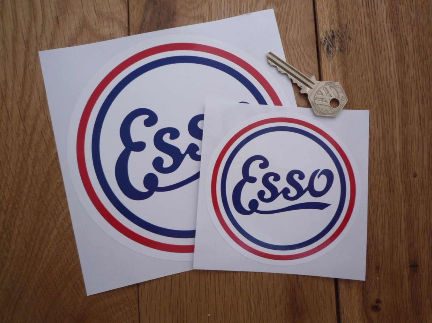 Esso Anti-Freeze Stickers 2" Pair