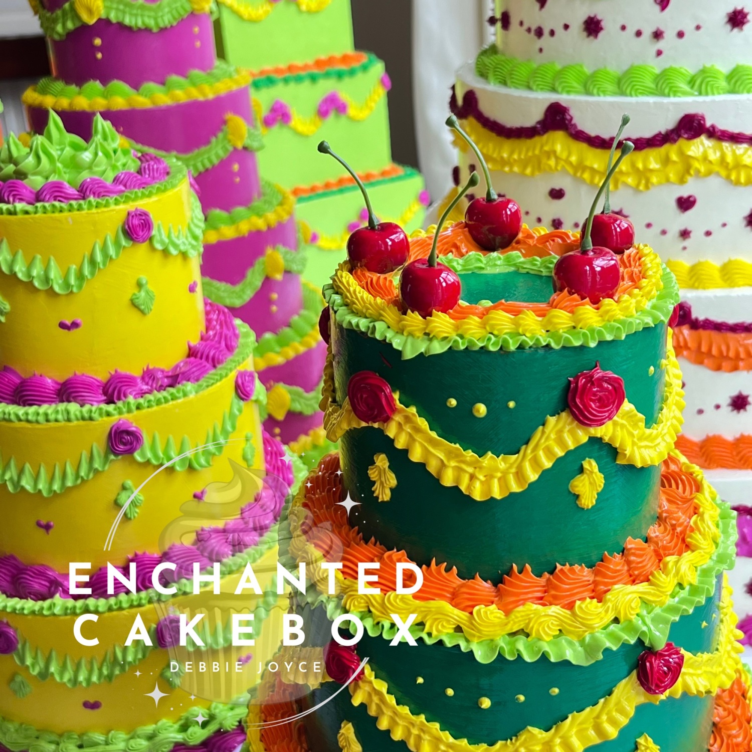 London Gallery Fake Bake Cake Enchanted Cakebox