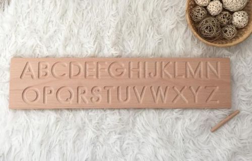 Wooden Number Tracing Board