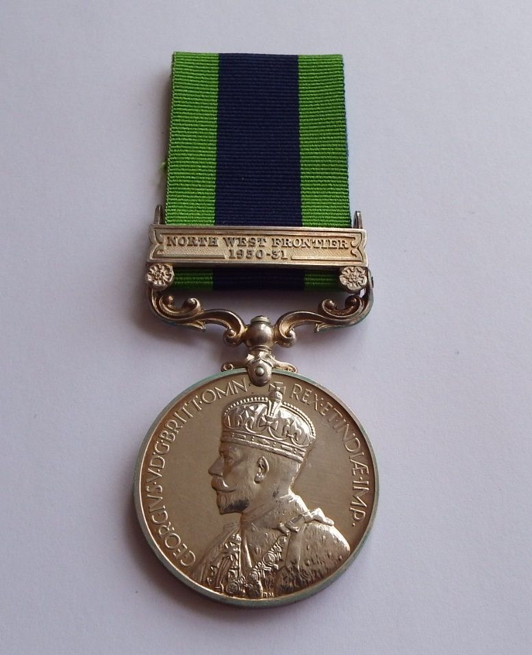 Indian General Service Medal NWF 1930/31 to Pte R Watson KOYLI / 6 ...