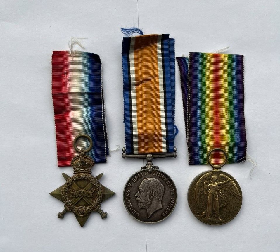 1914/15 TRIO to 2nd Lieutenant Leo Pendergast East Lancs R / Late ...