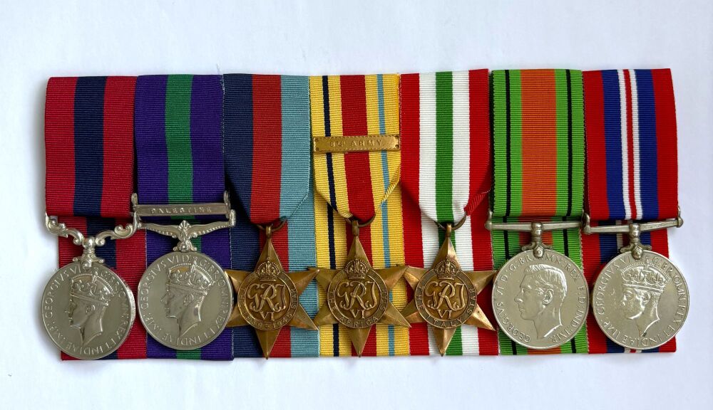 A Battle of the Mareth Line Immediate DCM to CSM McLoughlin Green ...