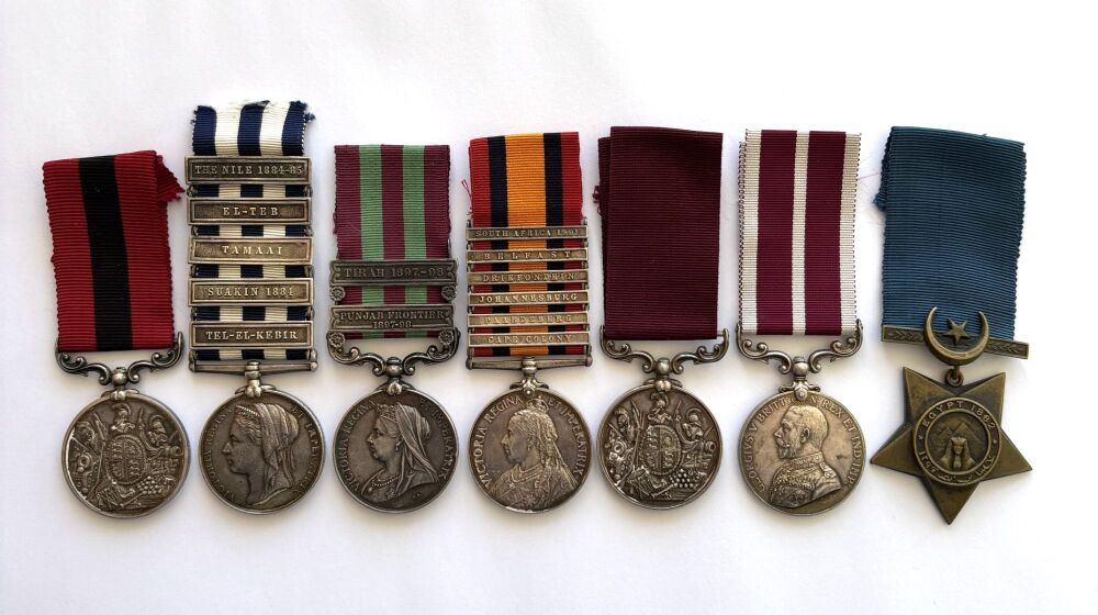 A Boer War DCM group of Seven to Quarter Master Sergeant Simpson Gordon ...