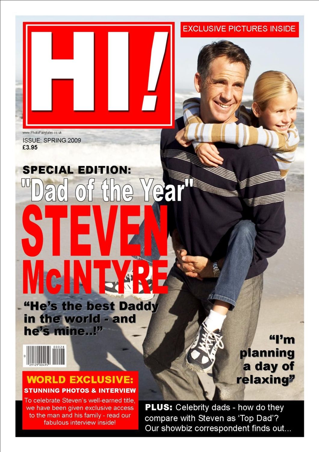 Personalised Magazine Covers | put your loved one on the cover!