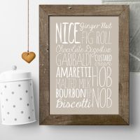 Bespoke Word Theme Art Prints | word art made to order in any colour