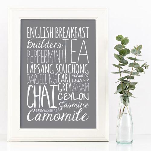 Bespoke Word Theme Art Prints | word art made to order in any colour