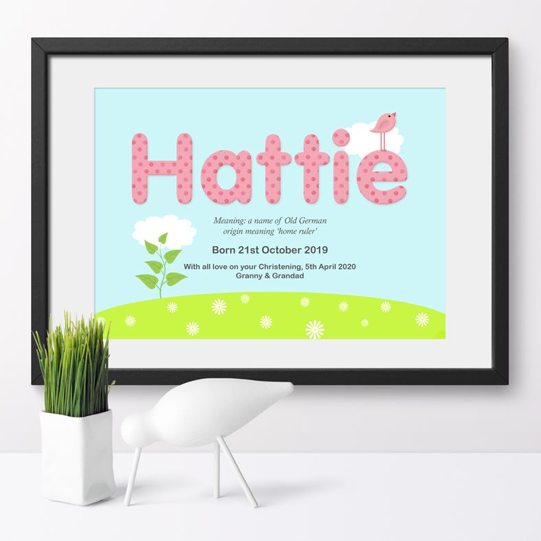 Personalised Summer Name Meaning Baby Gift Print PhotoFairytales Personalised Summer Name Meaning Baby Gift Print PhotoFairytales