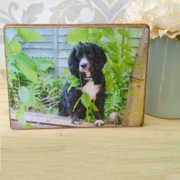 Personalised Wooden Photo Blocks | handmade wood gifts