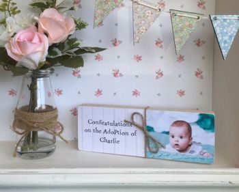 Personalised Photo Message Blocks | unique handmade wooden gifts