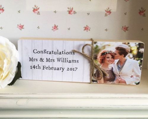 Personalised Photo Message Blocks | unique handmade wooden gifts