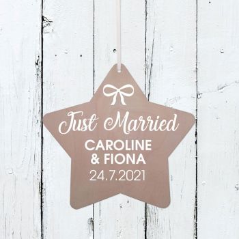 Personalised Wooden Star Plaques | Handmade Wood Signs