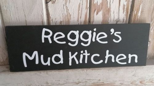 Personalised Outdoor Mud Kitchen and Garden Playhouse Signs