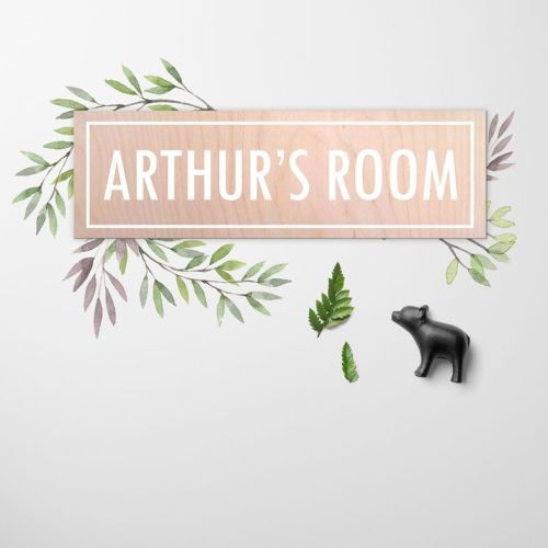 Personalised Wooden Room Name Signs | Bedroom Door Plaque