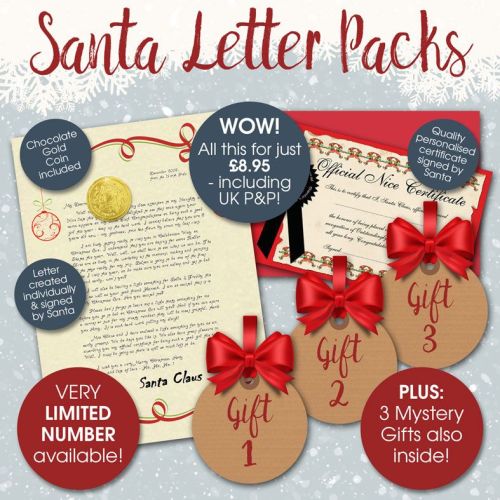 Personalised Real Santa Letters | individually created, includes gifts too!