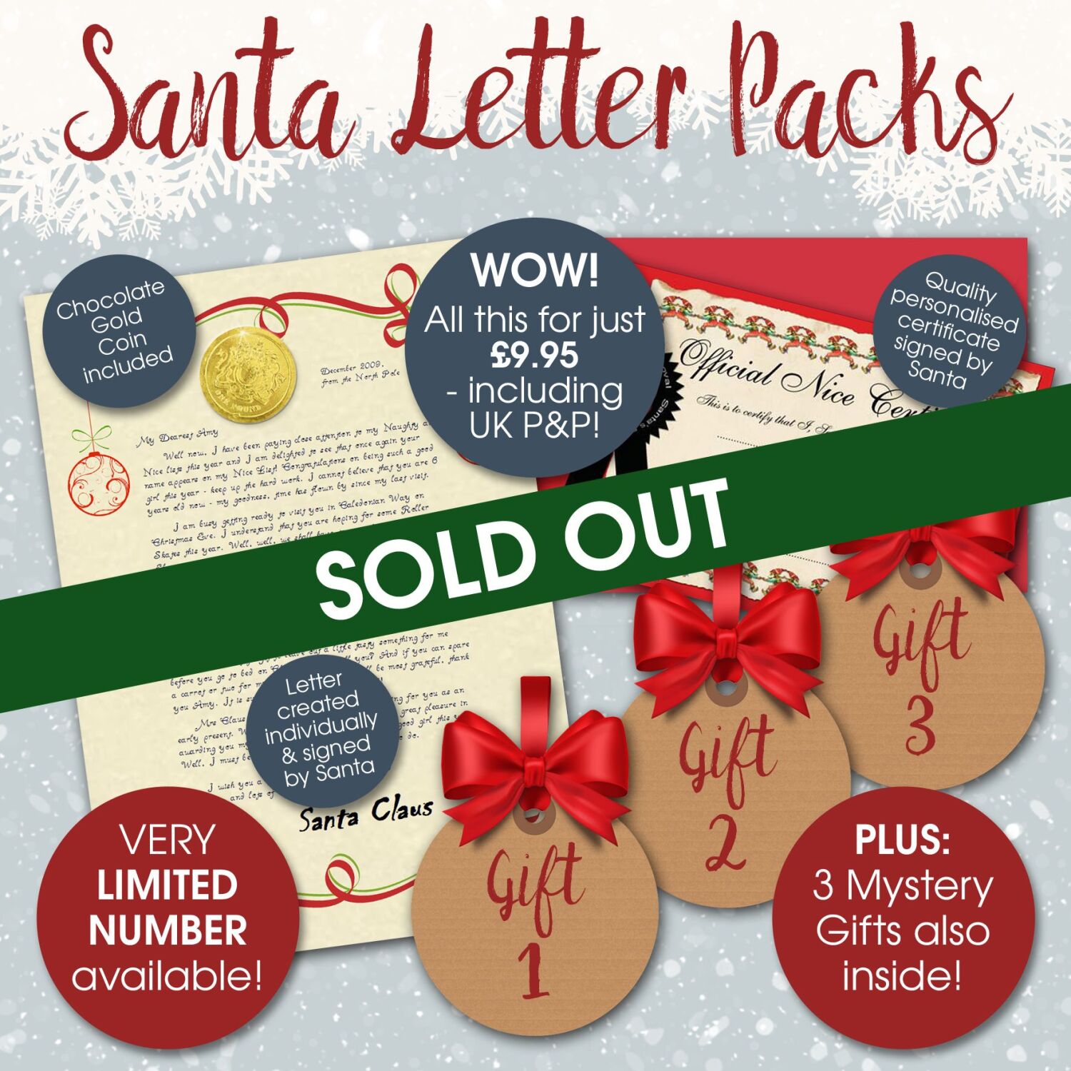 Personalised Real Santa Letters & Telegrams | Fantastic Quality & Value