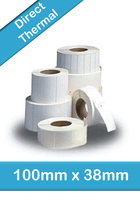 100 x 38mm Direct Thermal Labels - Products