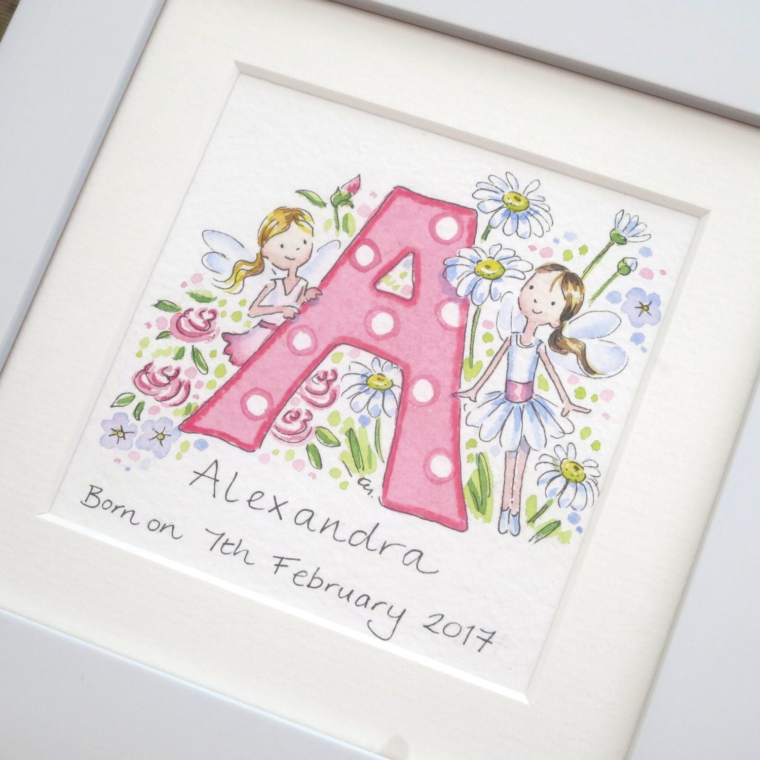 Mini personalised letters - Personalised Unique Name Art