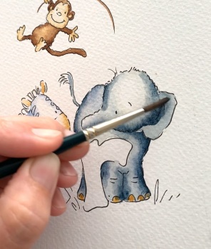 Personalised name paintings - original watercolours by Baby Name Pictures